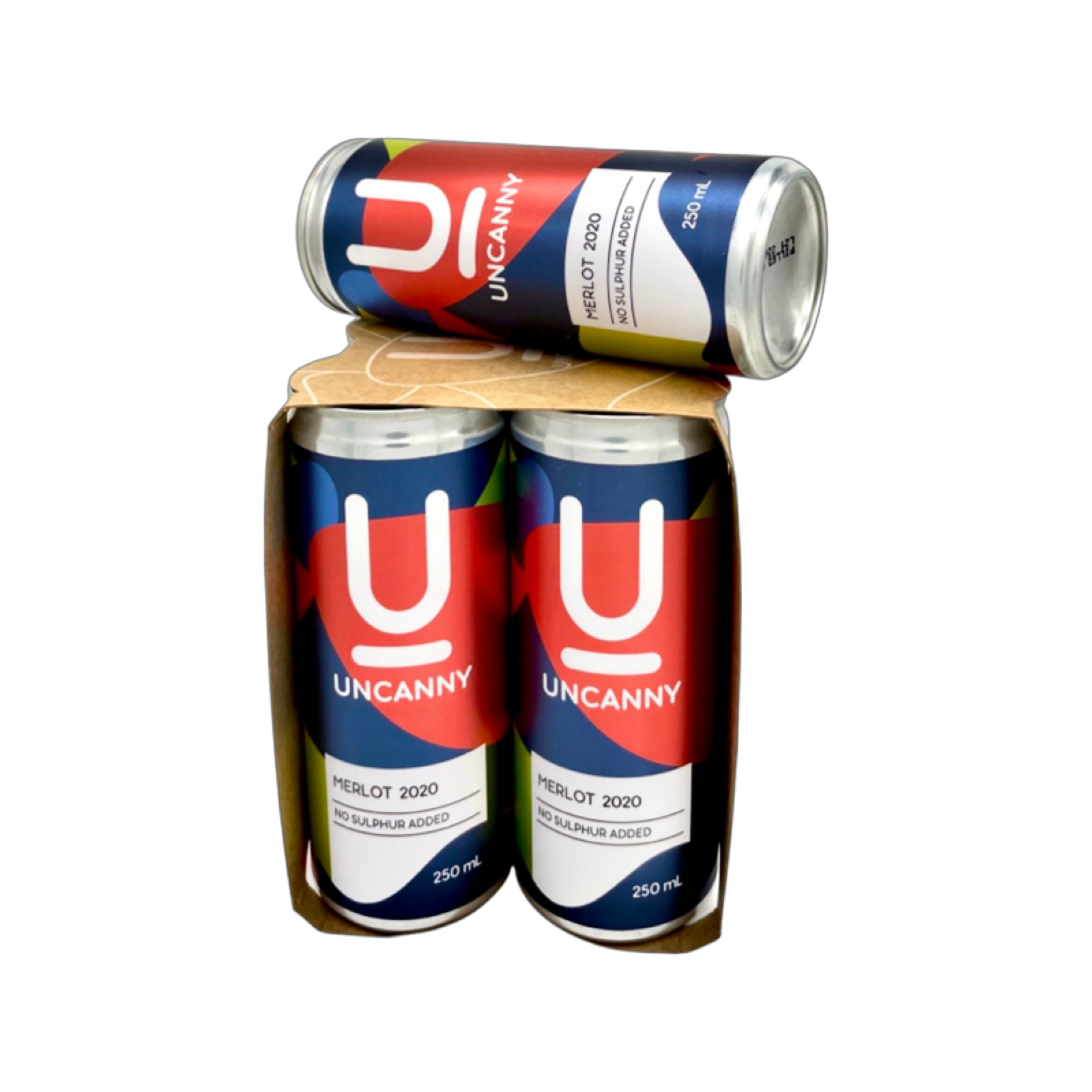 Red Wine Cans Hong Kong - 4 Pack Uncanny Merlot 2020 – 30 Degrees South